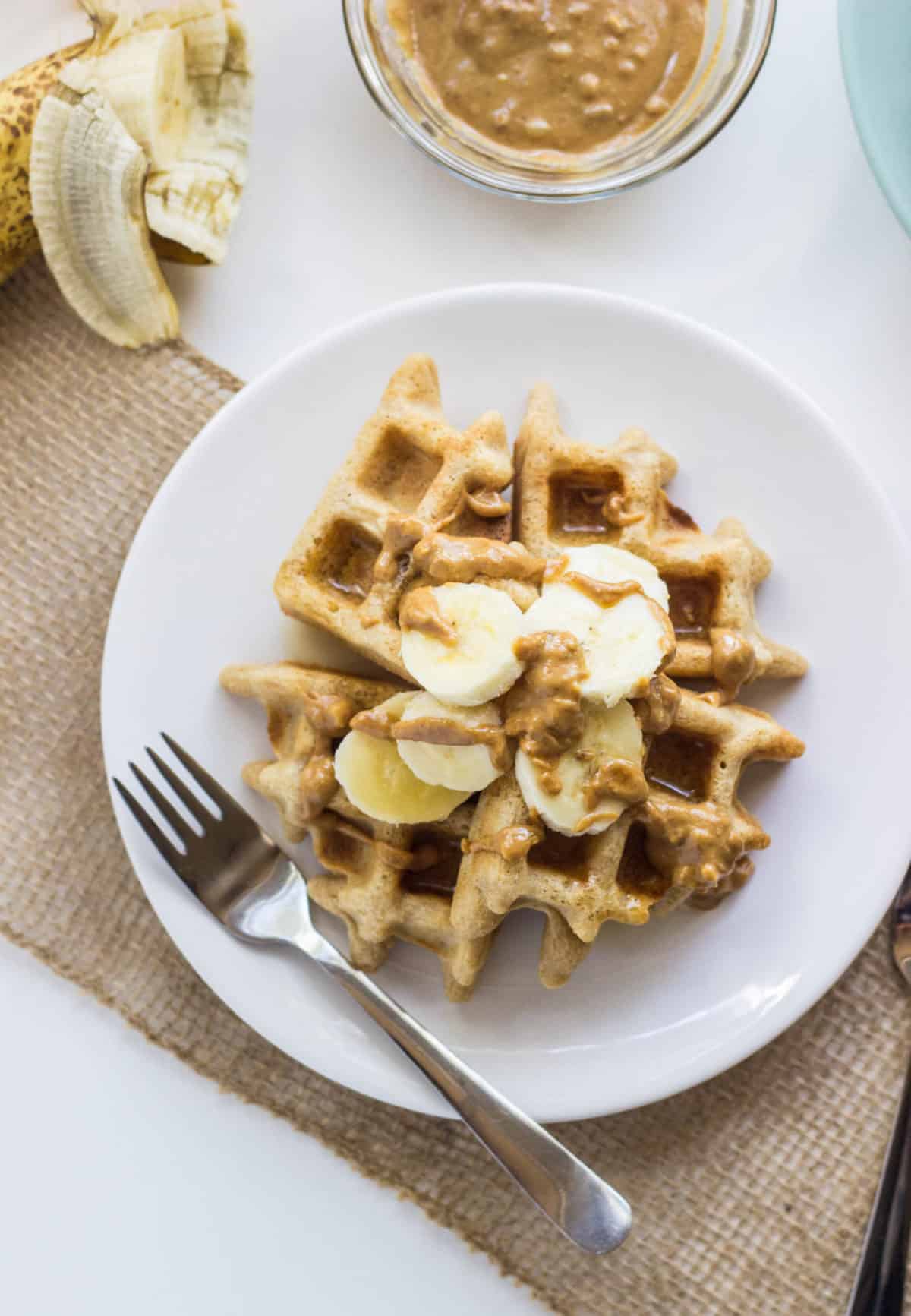 Easy Vegan Whole Wheat Waffles – Wee Little Vegans