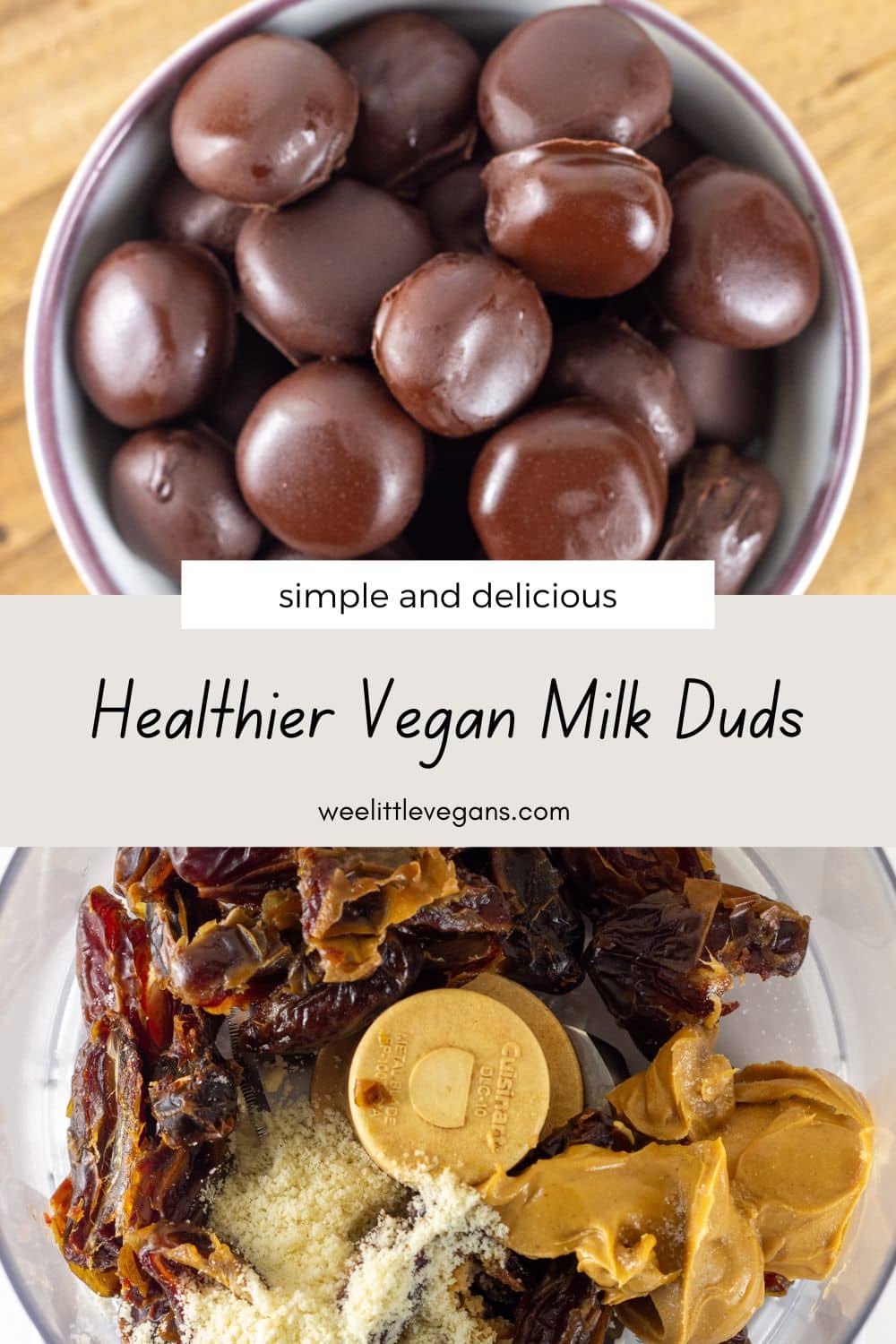 Healthier Vegan Milk Duds – Wee Little Vegans